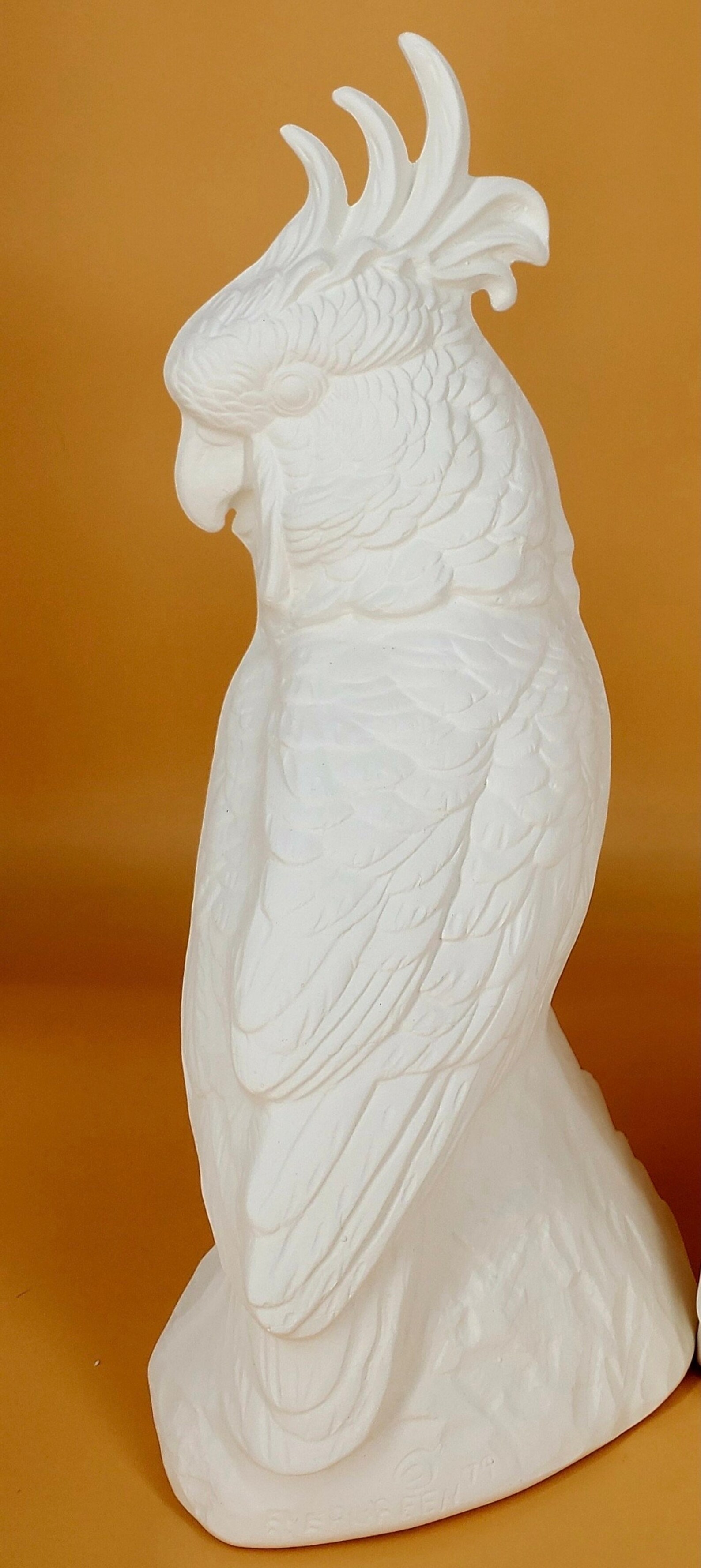 Cockatoo Slip Cast Ceramic Bisqueware - Etsy