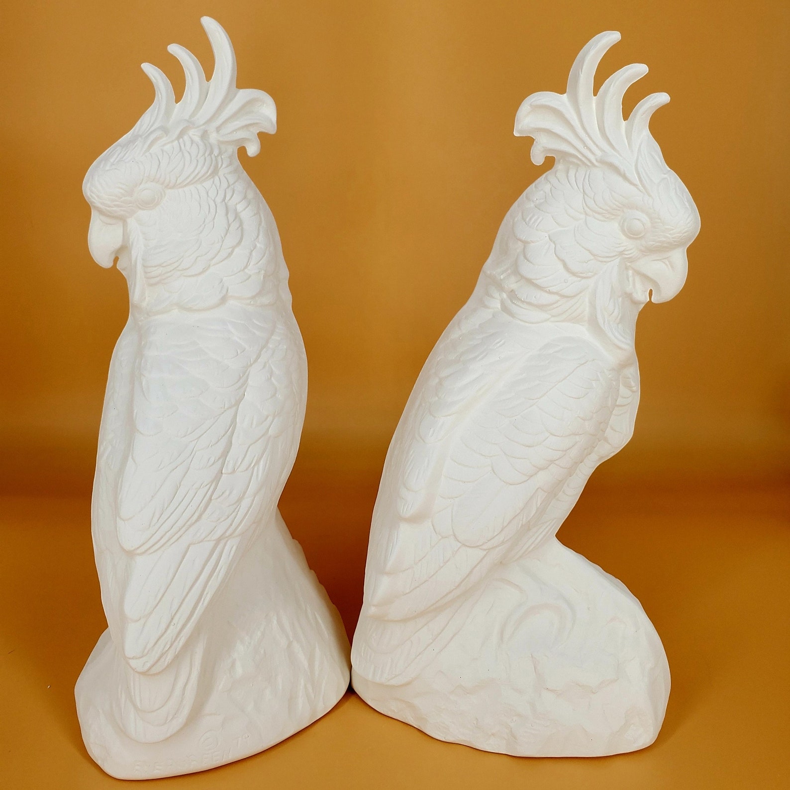 Cockatoo Slip Cast Ceramic Bisqueware - Etsy