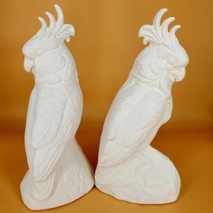 Cockatoo - Slip Cast Ceramic Bisqueware - Ready to Paint - Unfinished ...