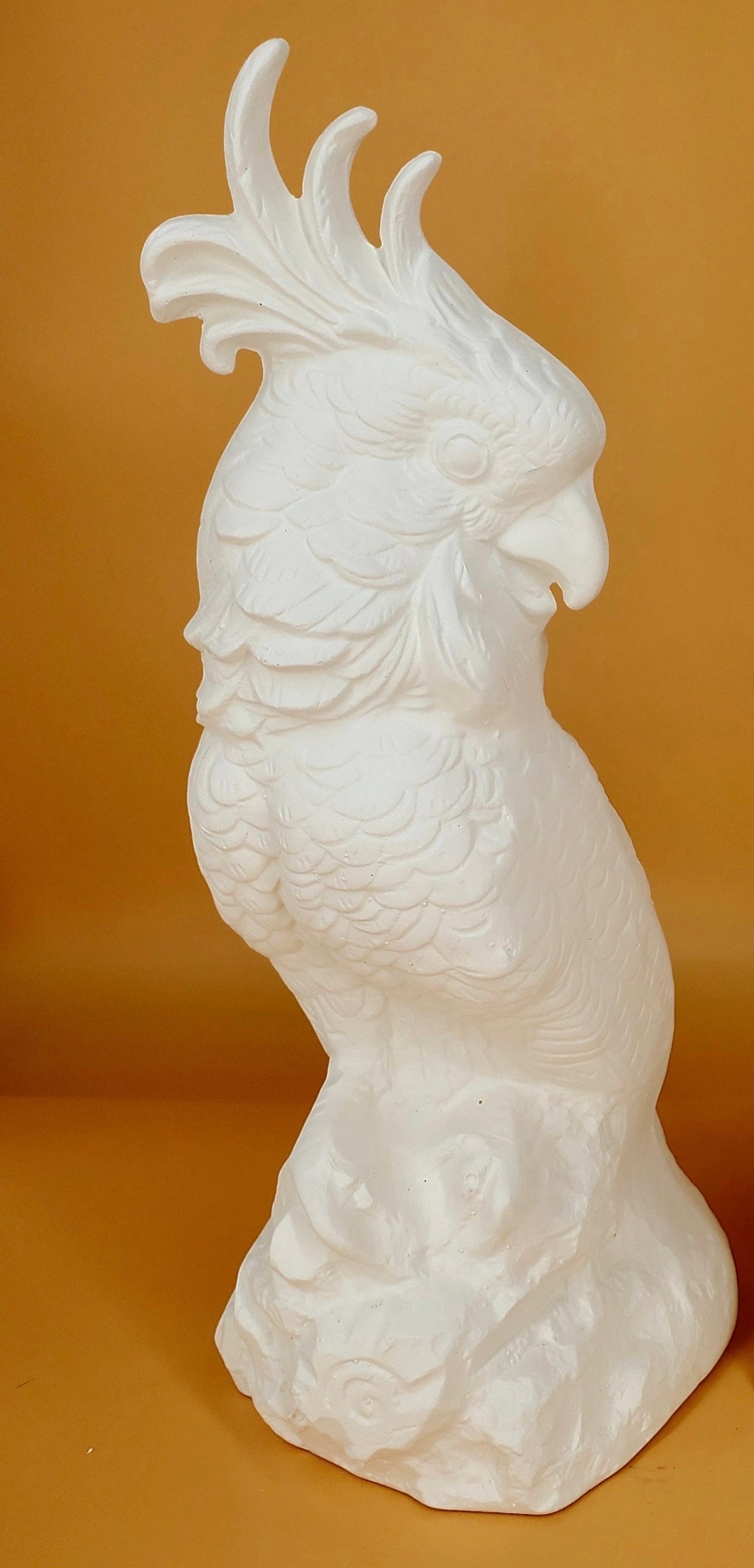 Cockatoo Slip Cast Ceramic Bisqueware - Etsy