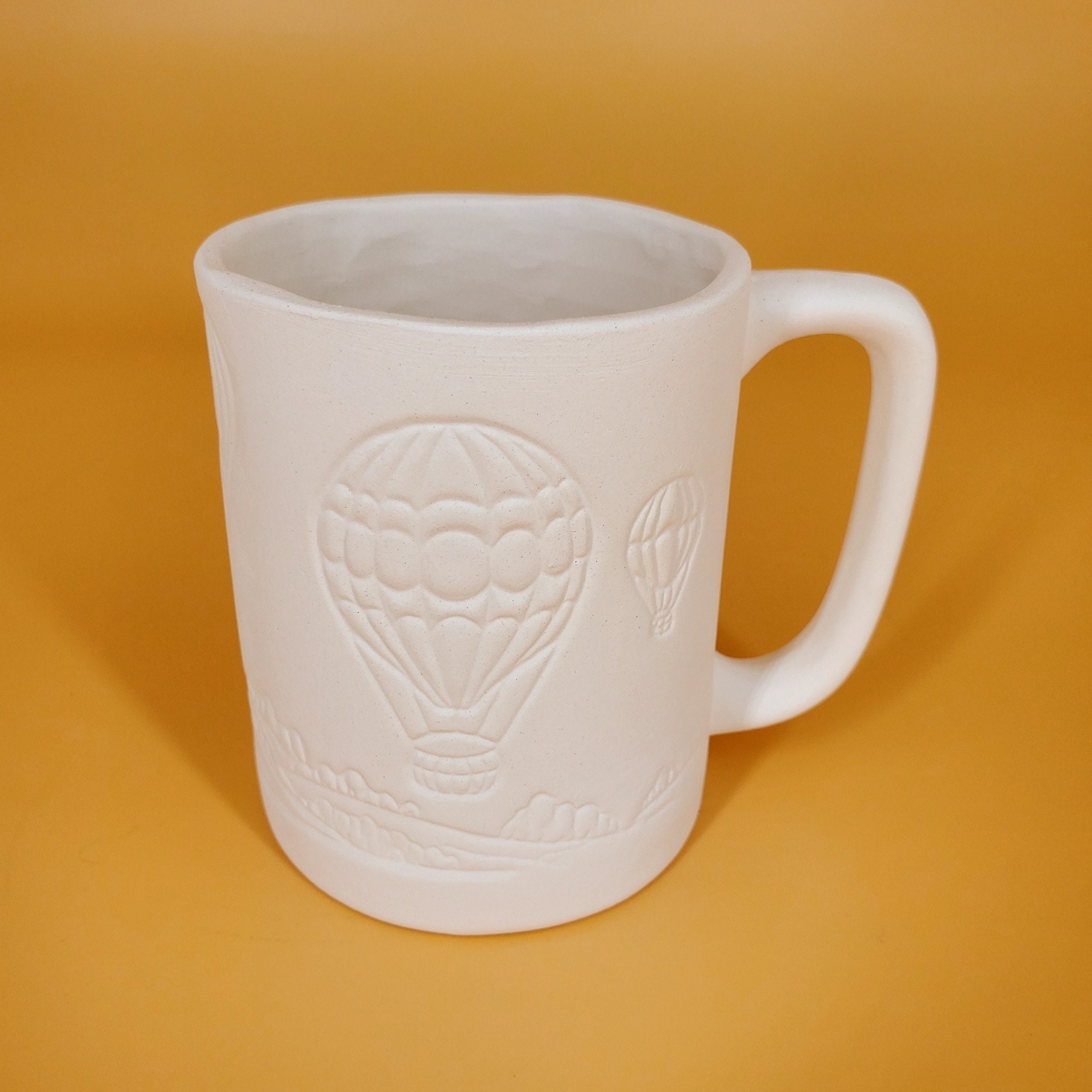 Large and Small Hot Air Balloon Cups - Slip Cast Ceramic Bisqueware ...
