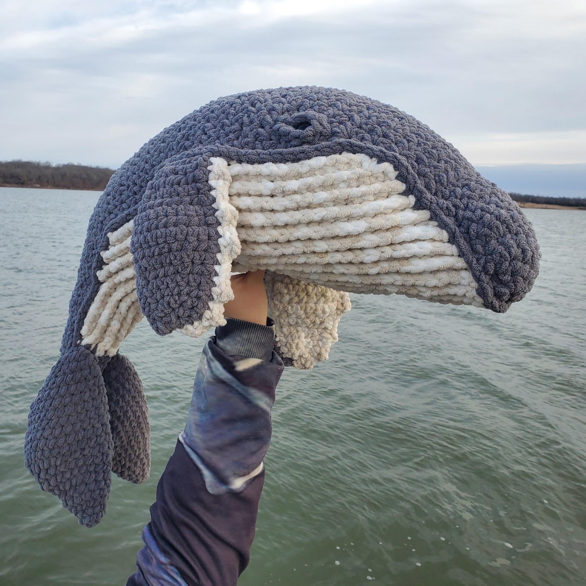 Humpback Whale Crochet Amigurumi - Oversized Jumbo Stuffed Plush - Etsy