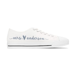 Dusty Blue Wedding Sneakers, Personalized Bridal Shoes, Custom Wedding ...