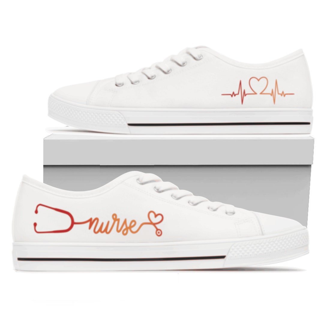 Nurse Sneakers, Nurse Shoes for Women, Cute Nurse Gifts, Nursing ...