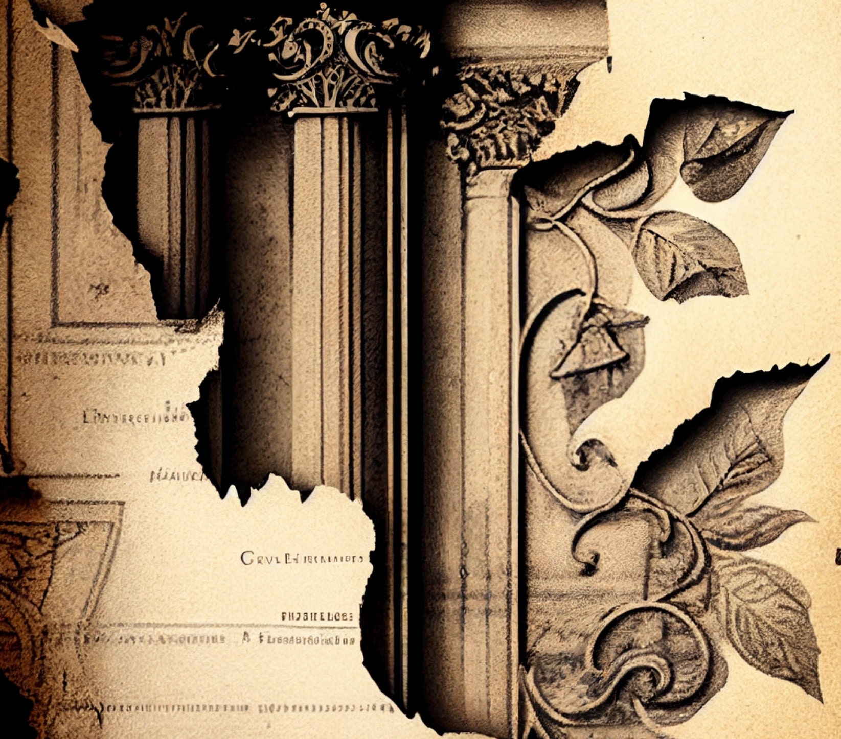 Digital Art Printable Watercolor Print Drawing Vintage Style ...