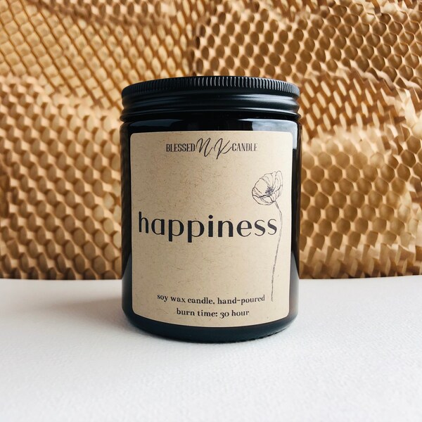 Happiness Candle - Etsy UK
