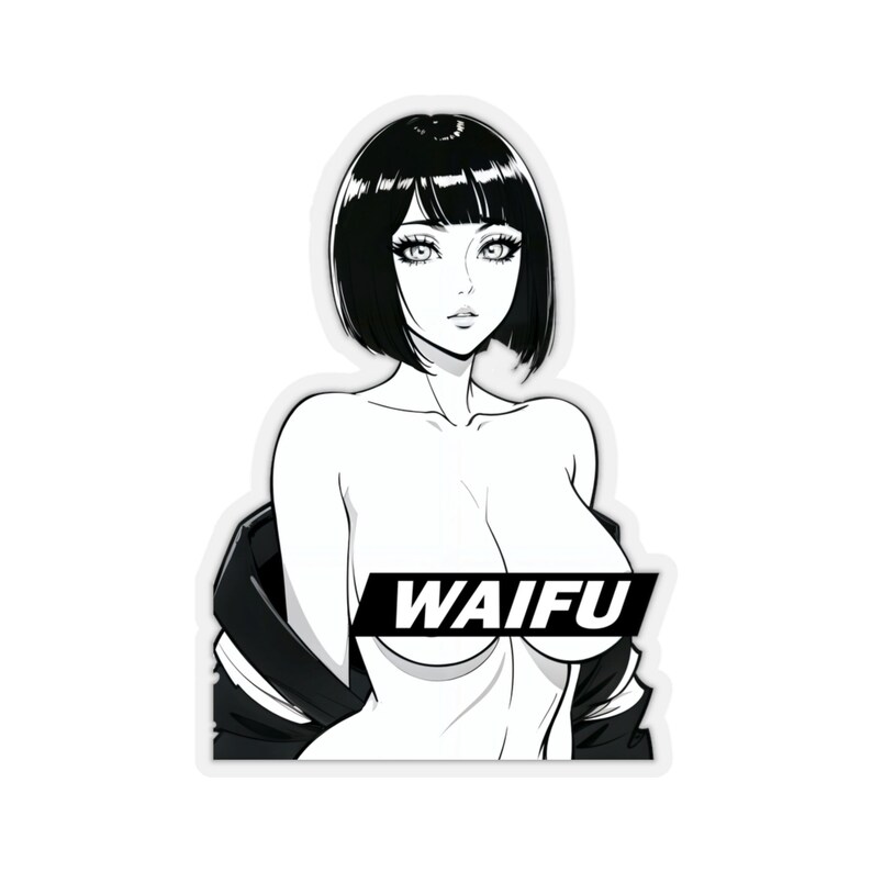 Waifu Sticker Anime Waifu Waifu Sticker Waifu Manga Art Style