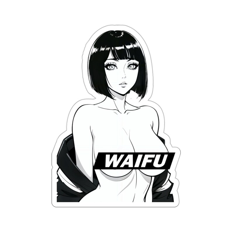 Waifu Sticker Anime Waifu Waifu Sticker Waifu Manga Art Style