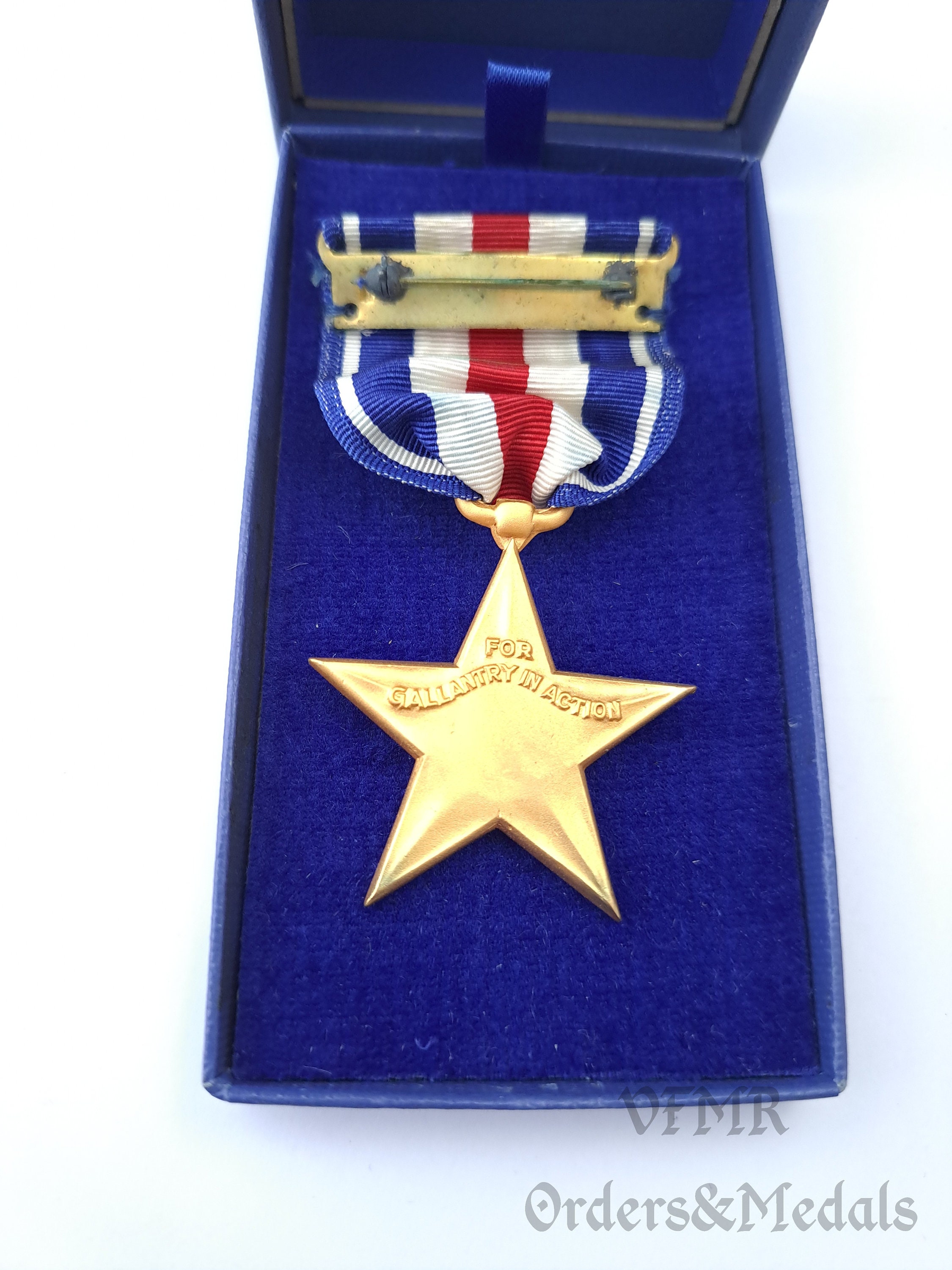 United States - Silver Star With Case - Etsy