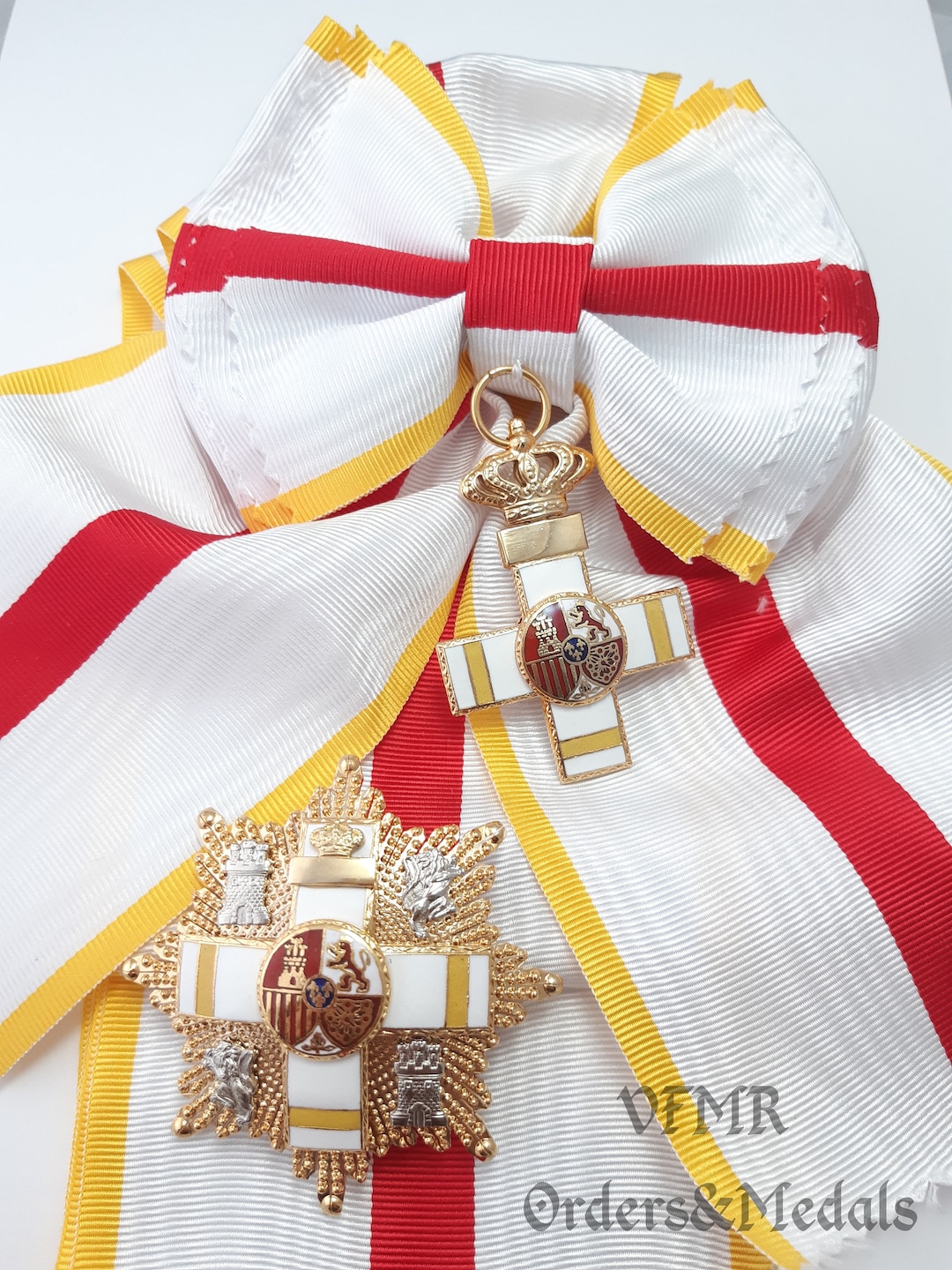 Spain Grand Cross Military Merit Yellow With Sash - Etsy