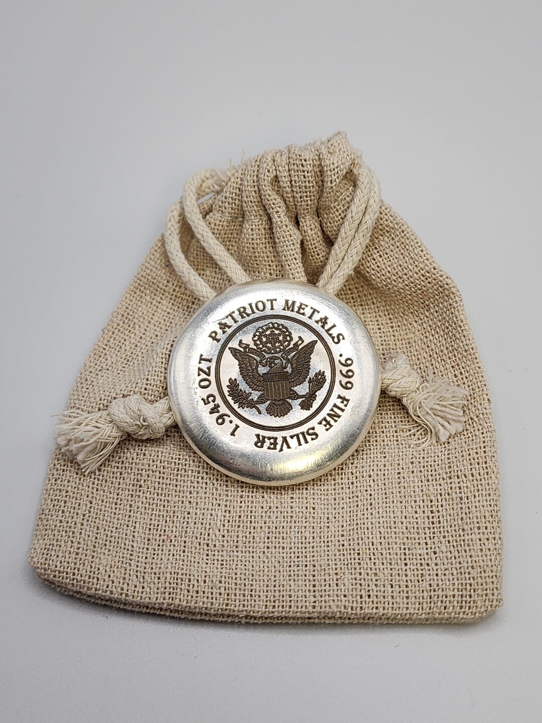 Hand Poured United States Seal Silver Round - Etsy