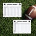 Football Squares Template Printable, NFL Squares Game 100 Box Grid ...