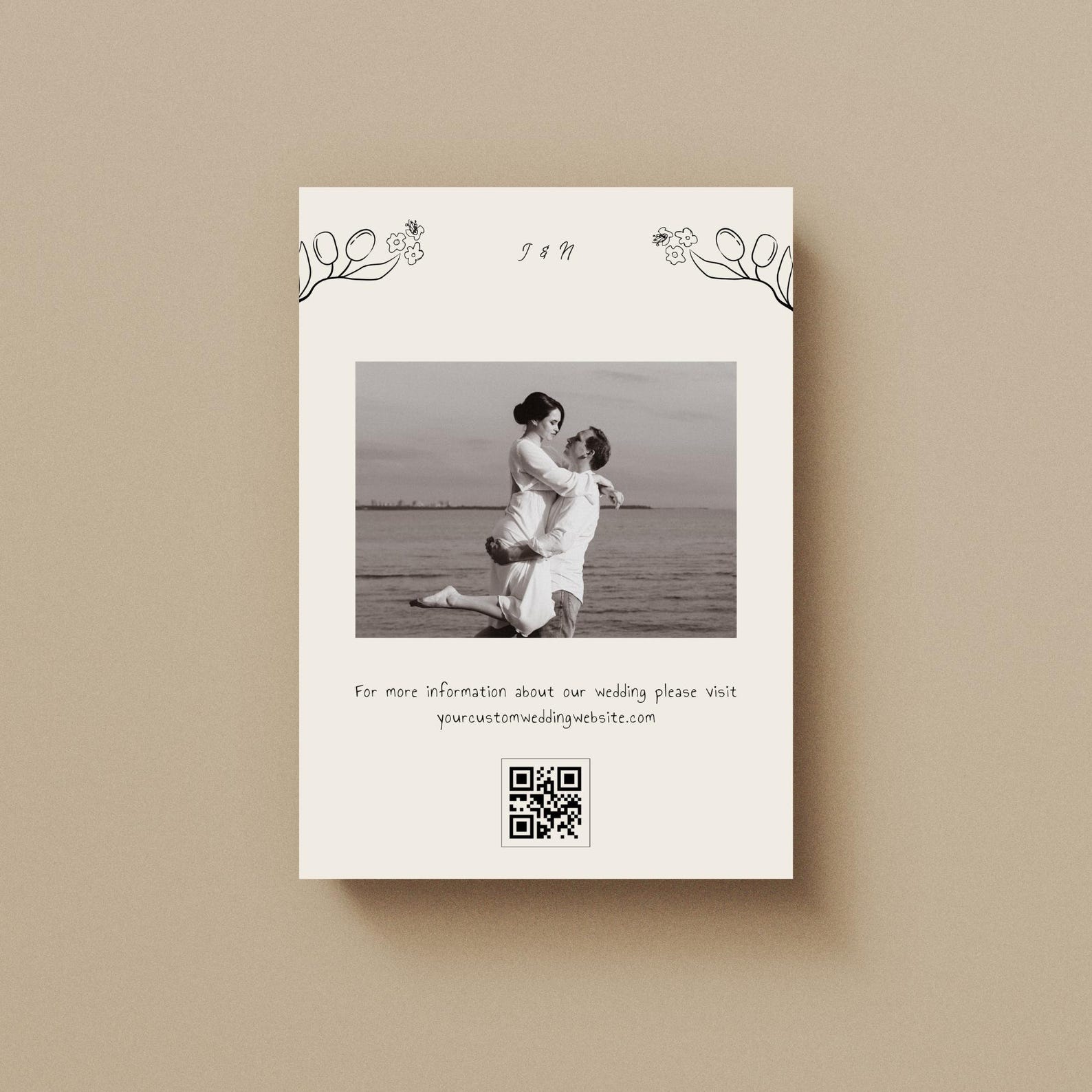 Hand Drawn Scribble Whimsical Handwriting Wedding Save the Date - Wine ...