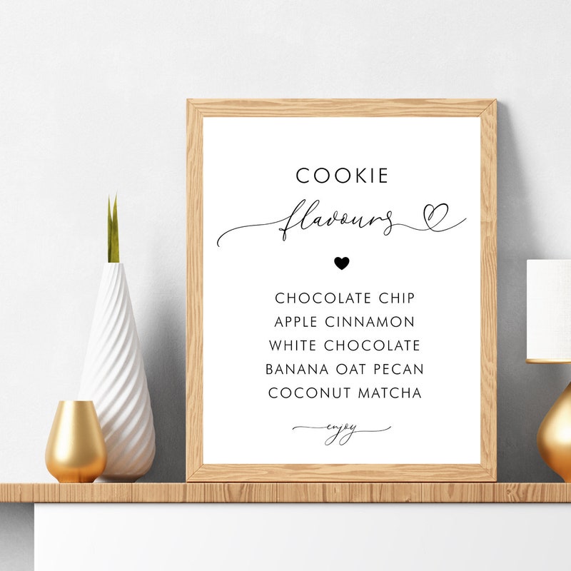 Cookie Bar Signs - Etsy