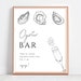 Digital Oyster Bar Sign DIY White Black Oyster Bar Poster Oysters ...