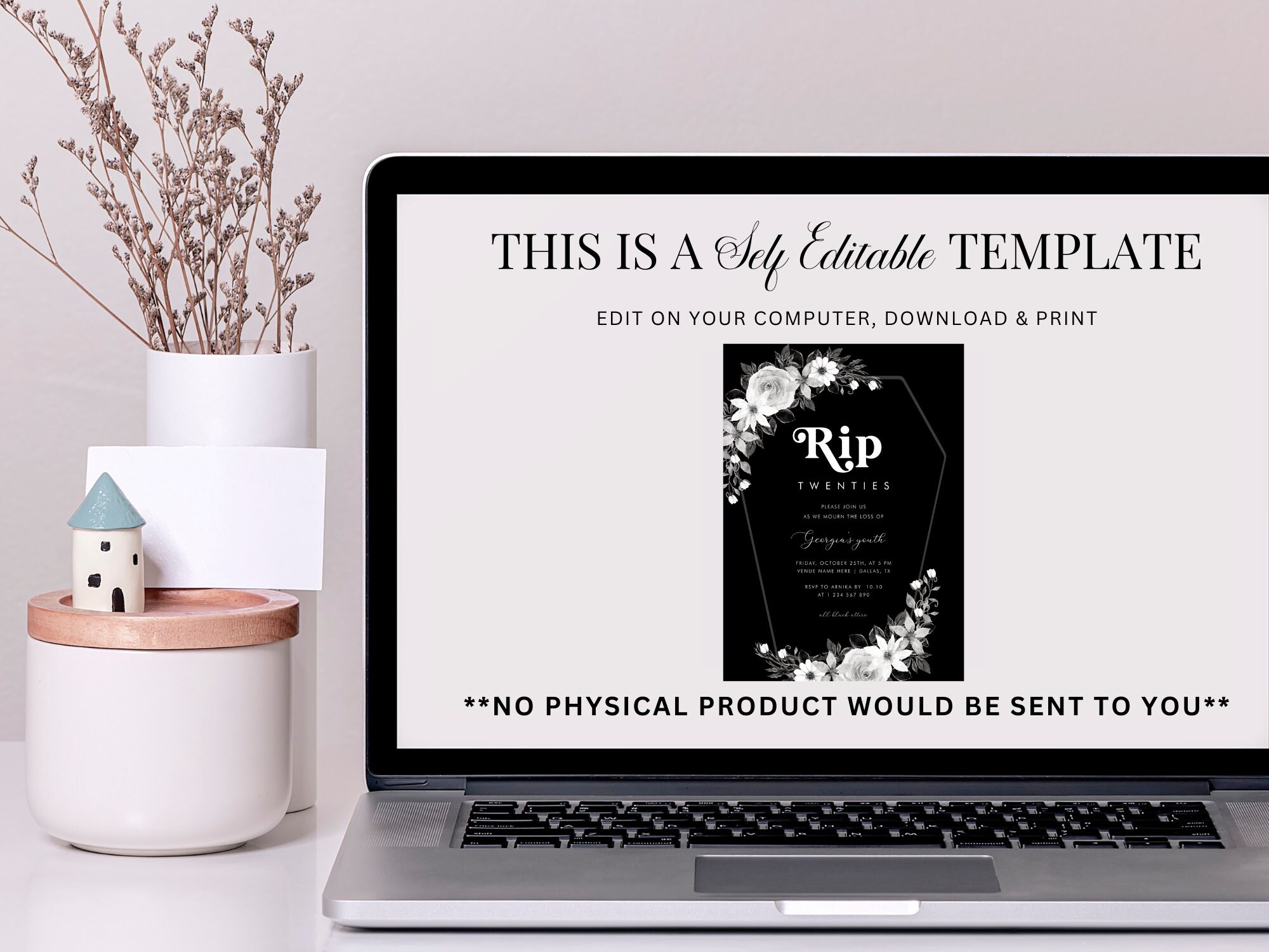 RIP a mi invitación de fiesta de cumpleaños de los años veinte ...