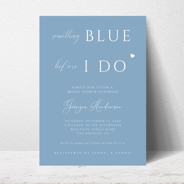 Something Blue Before I Do - Etsy