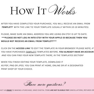 Light Faded Pink Orange Buffet Card - Floral Black Buffet Card Template ...