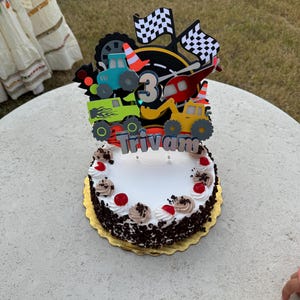 Transportation Cake Topper | Vehicle Birthday Cake Topper - Etsy