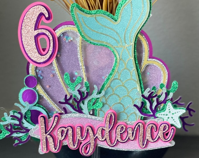 The Little Mermaid Birthday Banner/ Ariel Banner - Etsy Canada