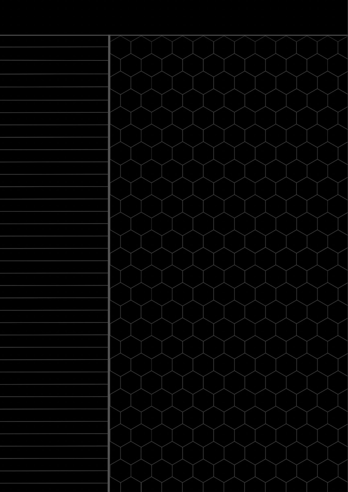 Organic Chemistry Hexagon Notes (dark) - Etsy