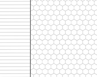 Chemistry Note Template Bundle Expanded Pack - Digital Hexagon Note ...