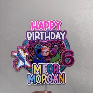 Custom A for Adley Shaker Cake Topper - Etsy