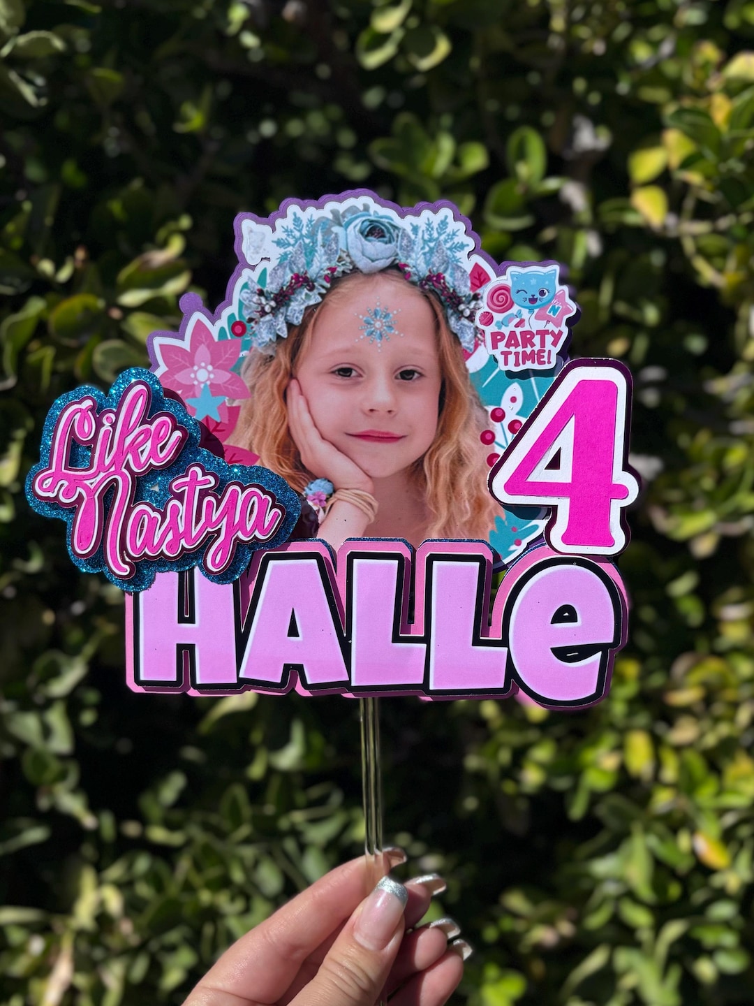 Custom “like Nastya” Cake Topper - Etsy