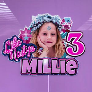 Custom “like Nastya” Cake Topper - Etsy