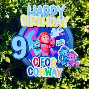 Custom A for Adley Monkeys Cake Topper - Etsy