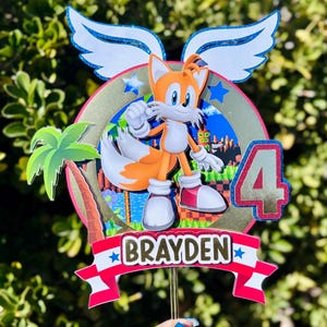 Custom Tails (sonic) Cake Topper - Etsy