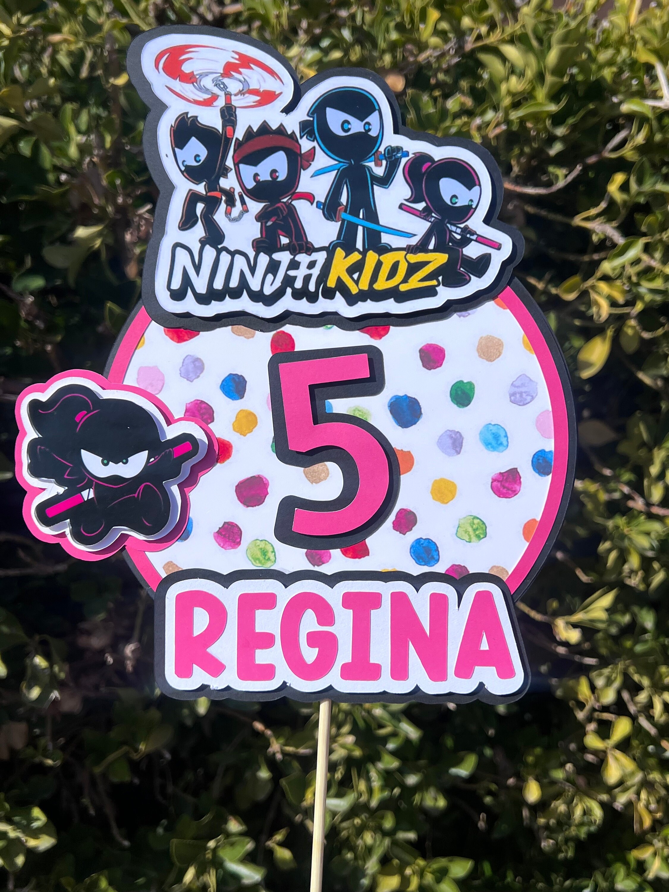 Custom Ninja Kidz Cake Topper - Etsy
