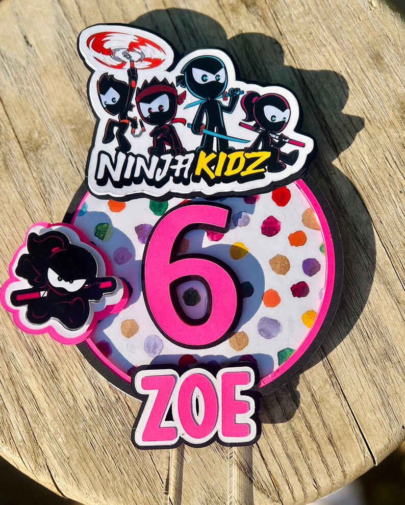 Custom Ninja Kidz Cake Topper - Etsy
