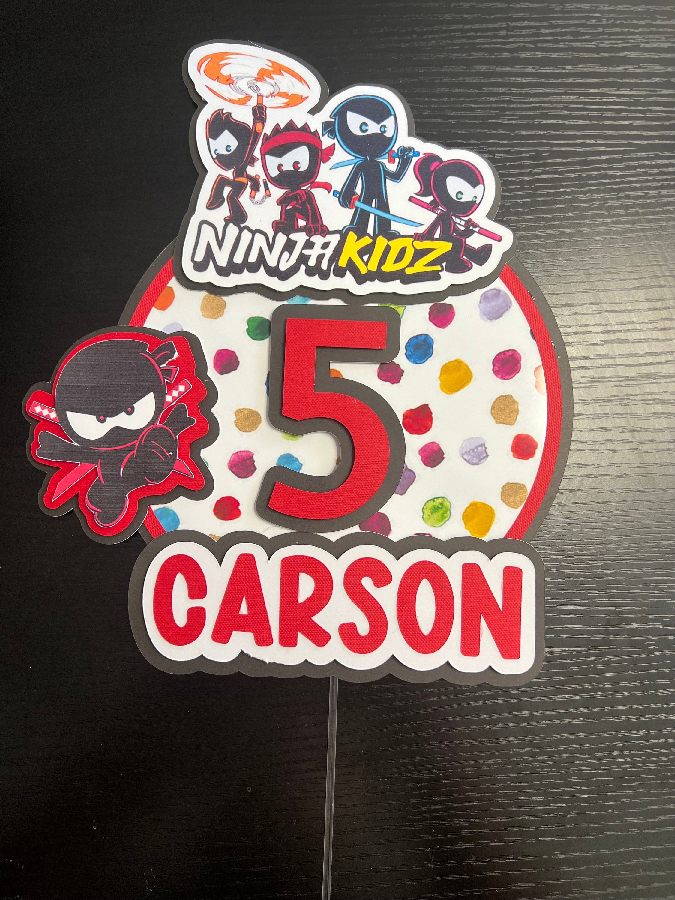 Custom Ninja Kidz Cake Topper BOYZ - Etsy