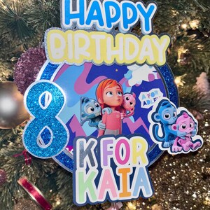 Custom A for Adley Monkeys Cake Topper - Etsy