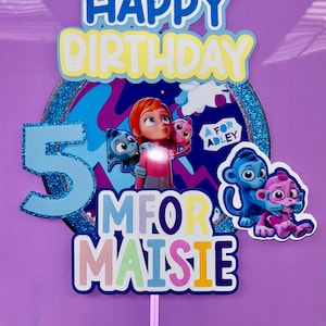 Custom A for Adley Monkeys Cake Topper - Etsy