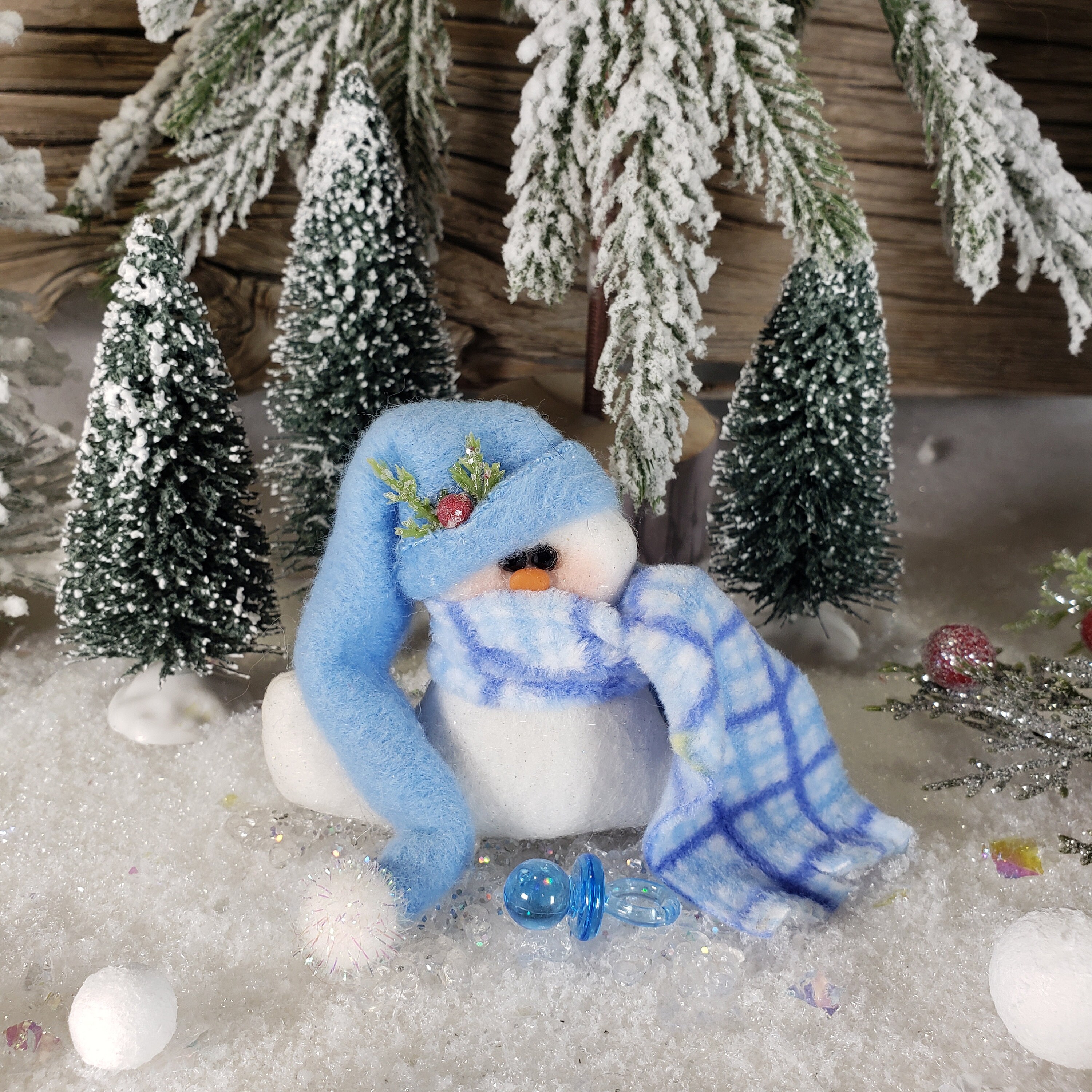 Baby Frosty Snowman/snow Baby Christmas Decoration Holiday Decor - Etsy
