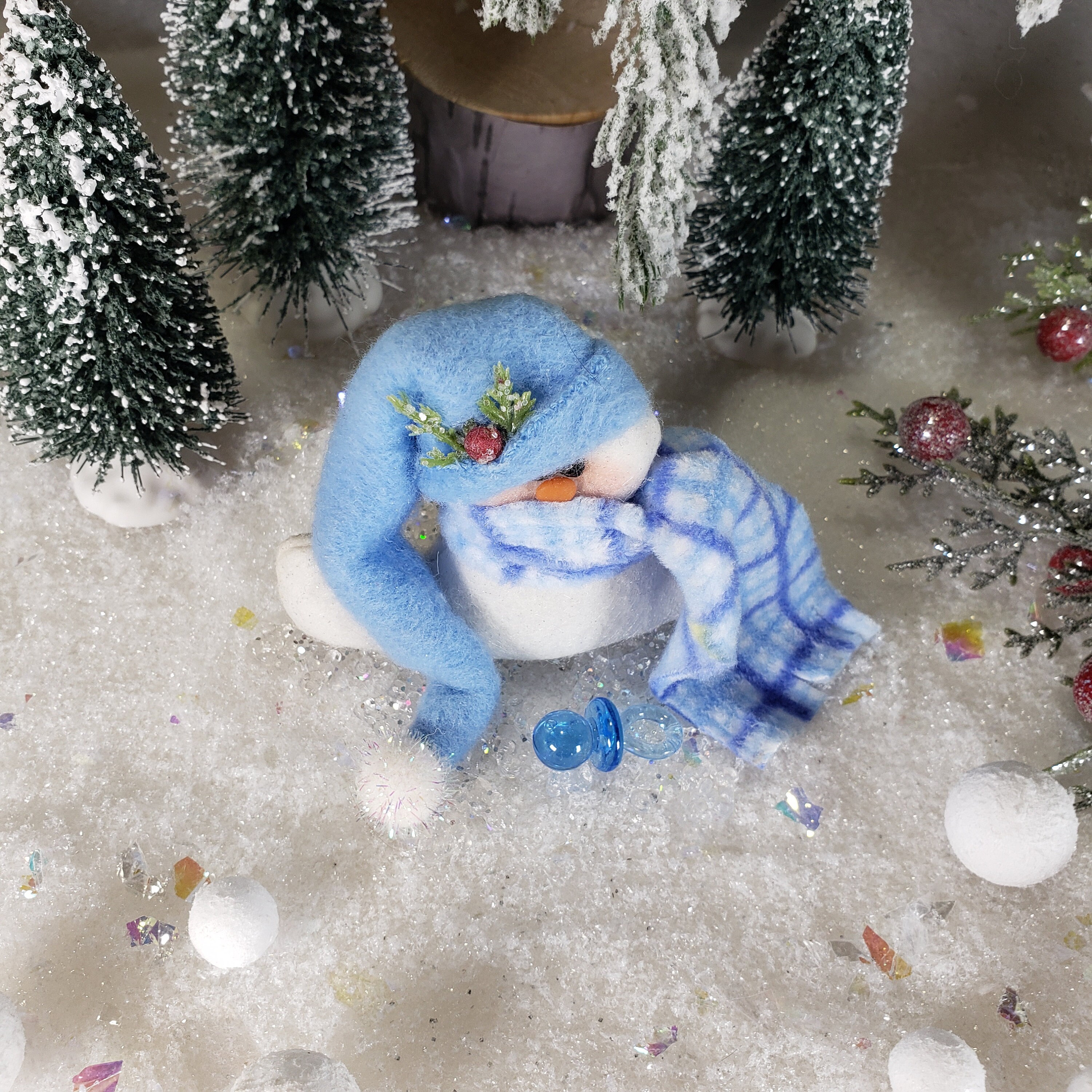 Baby Frosty Snowman/snow Baby Christmas Decoration Holiday Decor - Etsy