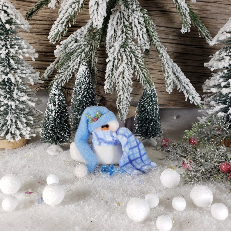 Baby Frosty Snowman/snow Baby Christmas Decoration Holiday Decor - Etsy