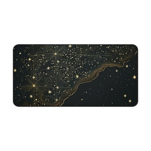 Starry Night Matte Desk Mat - Etsy