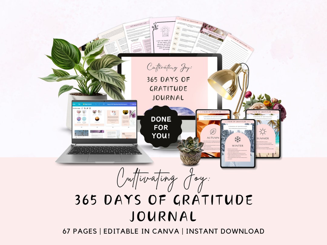365 Days of Gratitude Journal Done for You Gratitude - Etsy