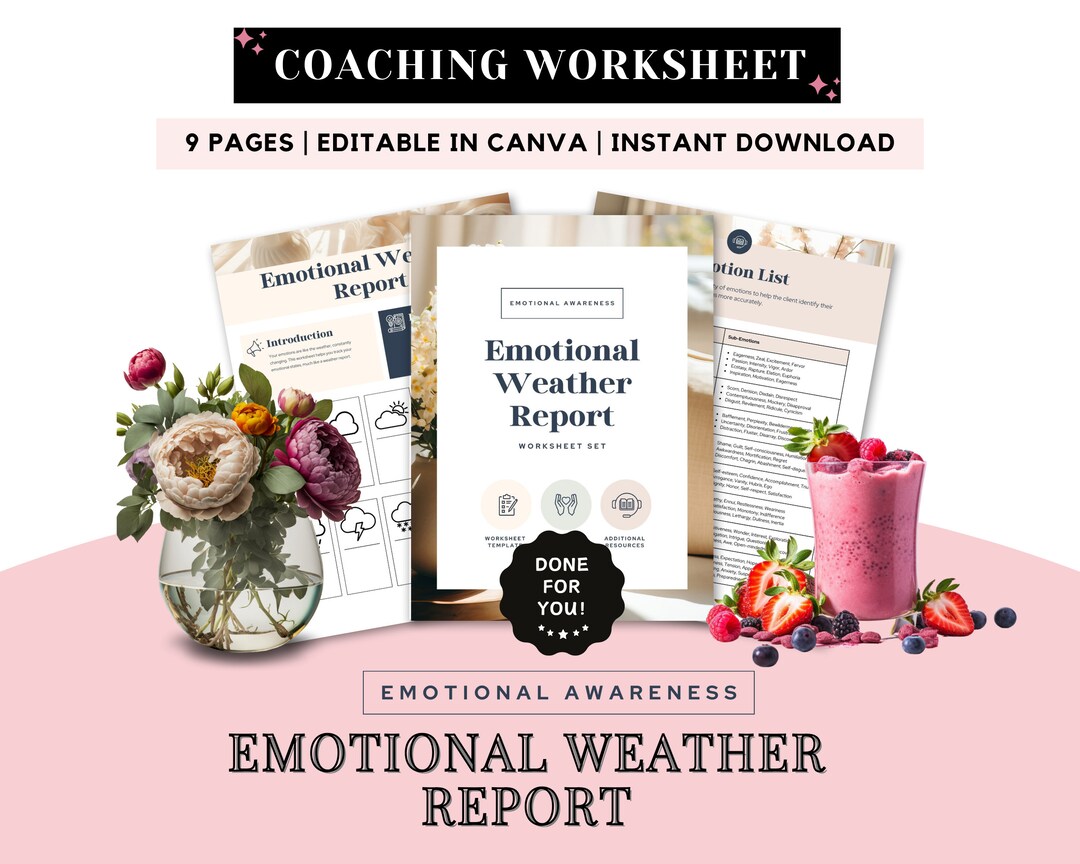 Coaching Worksheet Template for Coaches, Coaching Toolkit, Client ...