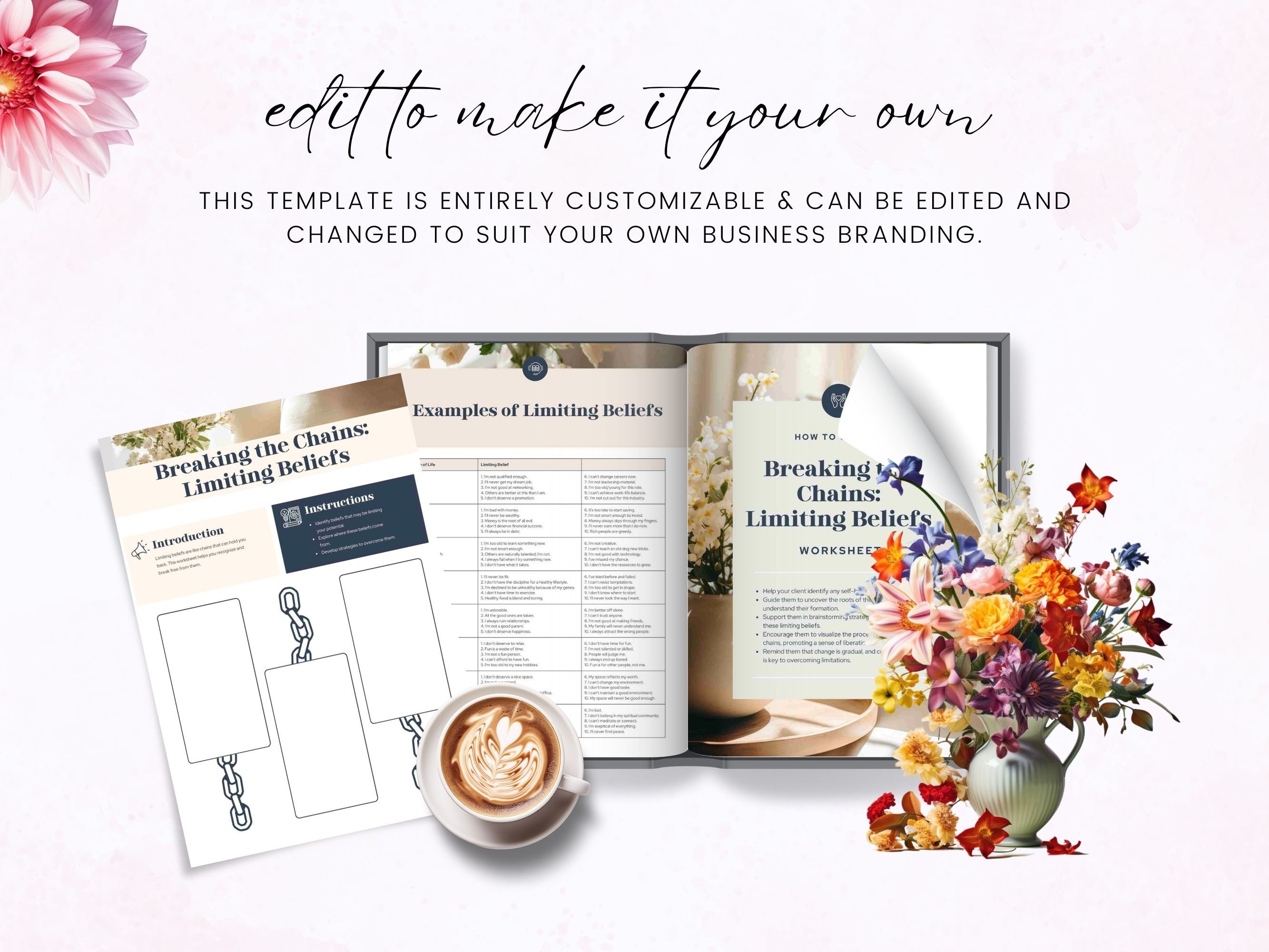 Coaching Worksheet Templates for Life Coaches, Client Session, Coaching ...