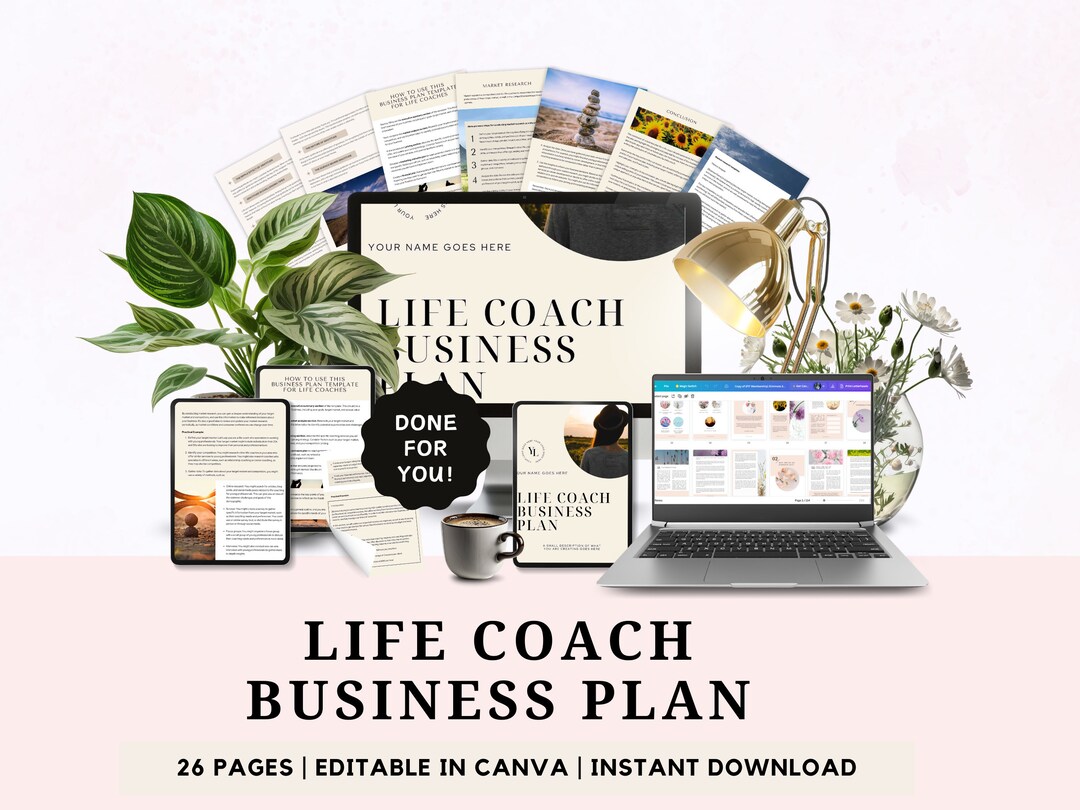 Life Coach Business Plan Templates, Career Coach Plan, Business Plan ...
