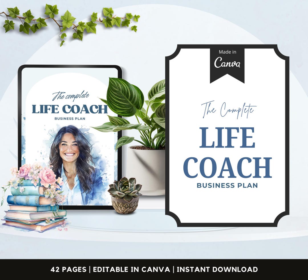 Business Plan Template for Life Coaches, Life Coaching Business Plan ...