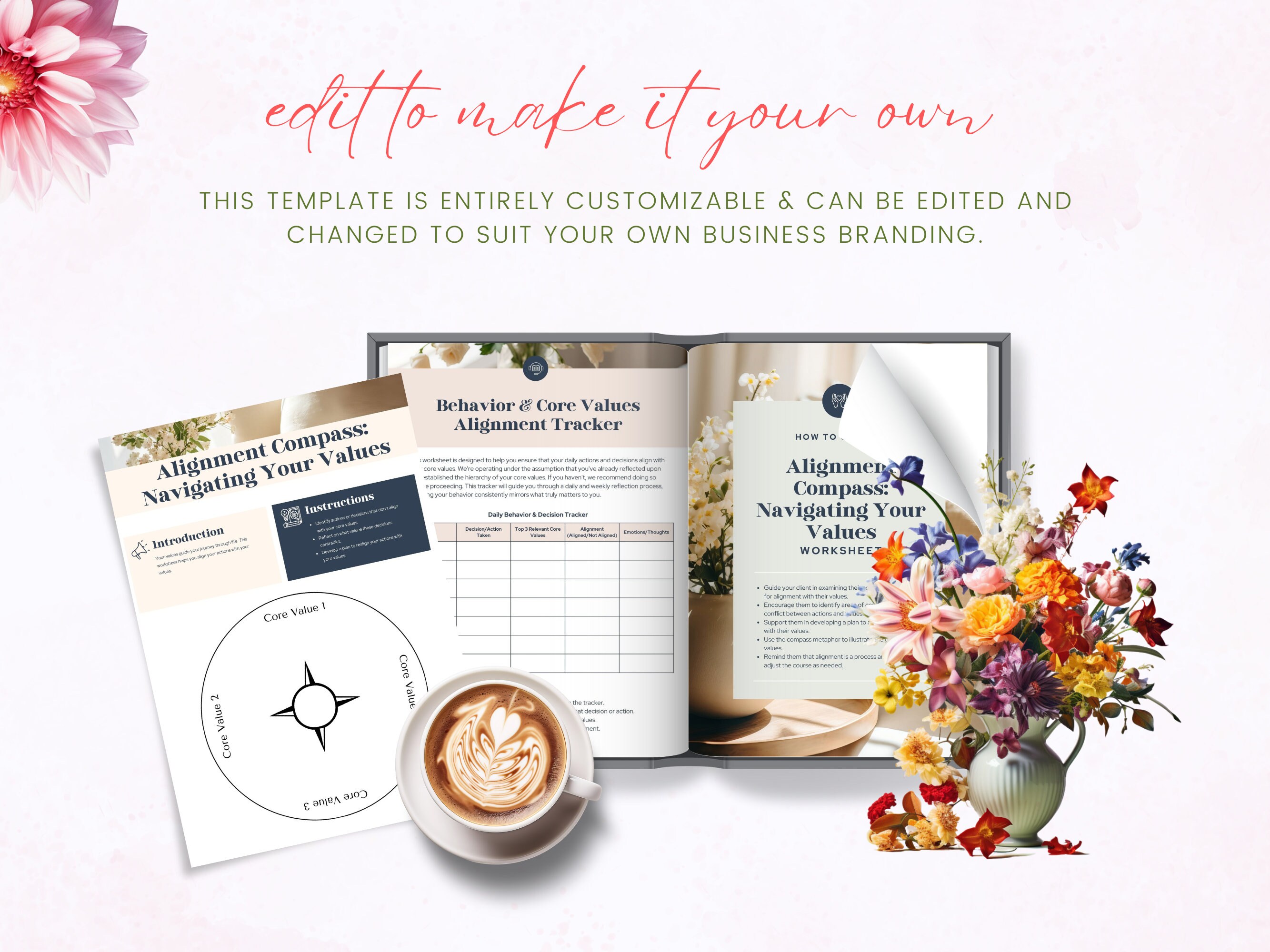 Coaching Worksheet Templates for Life Coaches, Client Session, Coaching ...