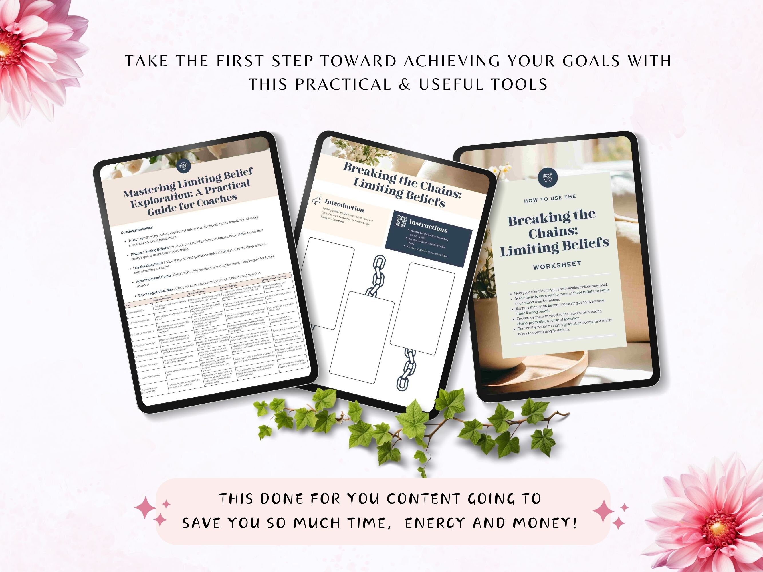 Coaching Worksheet Templates for Life Coaches, Client Session, Coaching ...