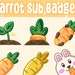 Bow Sub Badges - Etsy