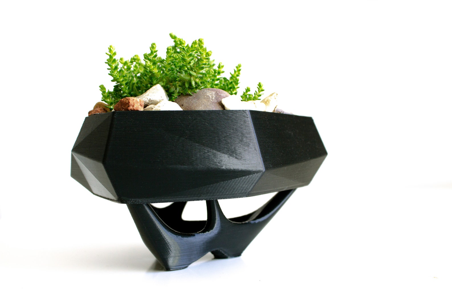 Indoor 3d Printed Planter Modern Futuristic Organic Shape Pot Eco ...