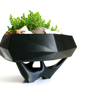 Indoor 3d Printed Planter Modern Futuristic Organic Shape Pot Eco ...